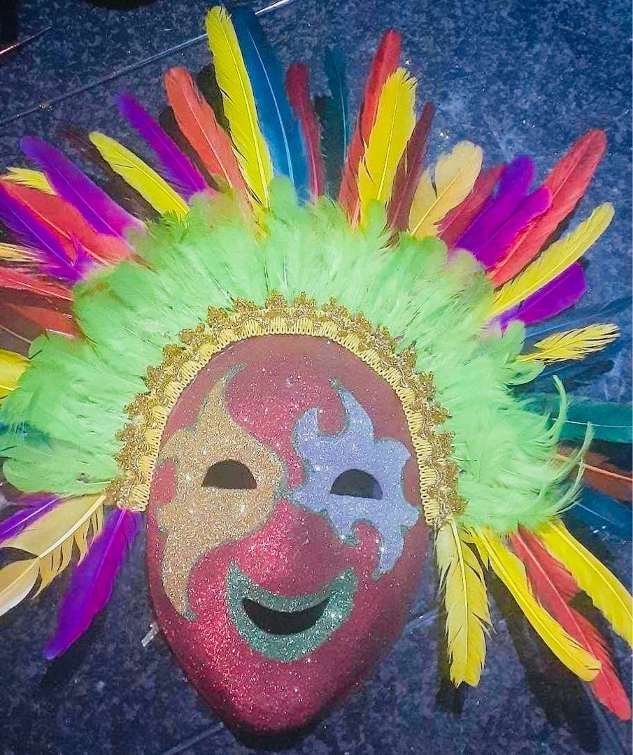 Festival Mask Tribal Mask, Women's Fashion, Dresses & Sets, Traditional ...