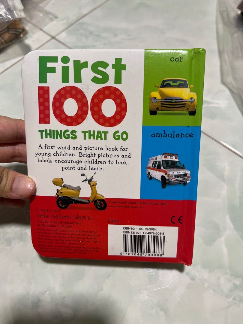 First 100 things that go Children book, Hobbies & Toys, Books ...