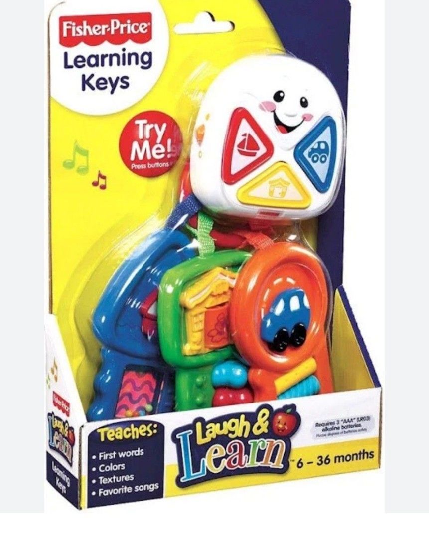 Fisher Price Learning Keys, Hobbies & Toys, Toys & Games on Carousell