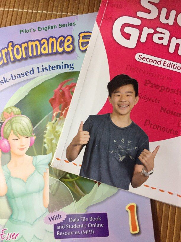 form 1 English Textbook (1A,1B) ,Listening book ,Grammar book, 興趣及遊戲 ...