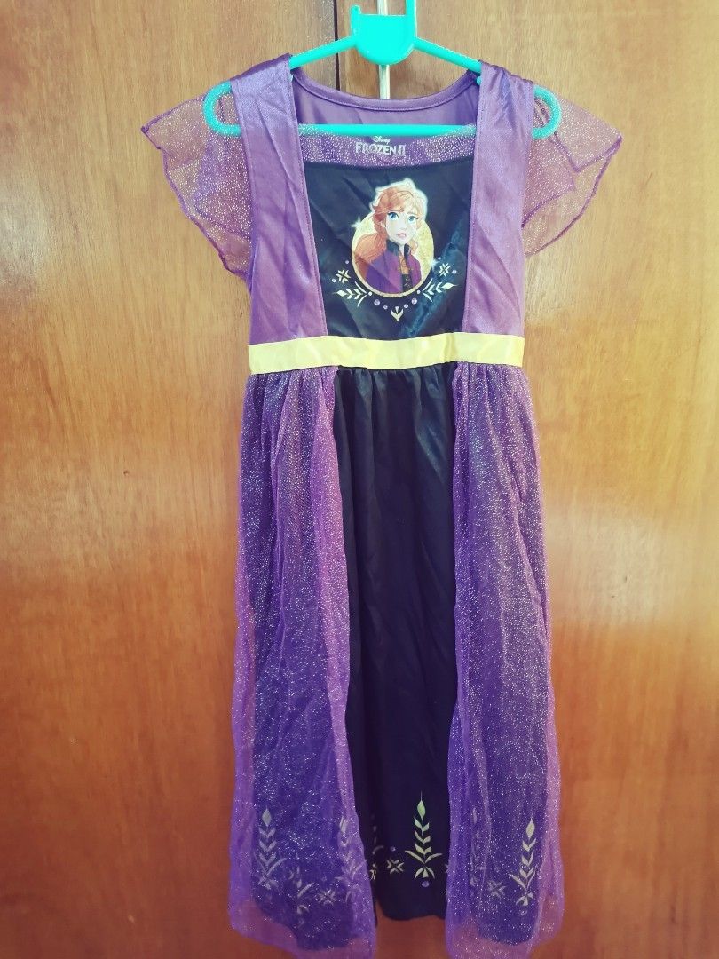 Frozen Elsa violet dress costume, Babies & Kids, Babies & Kids Fashion ...