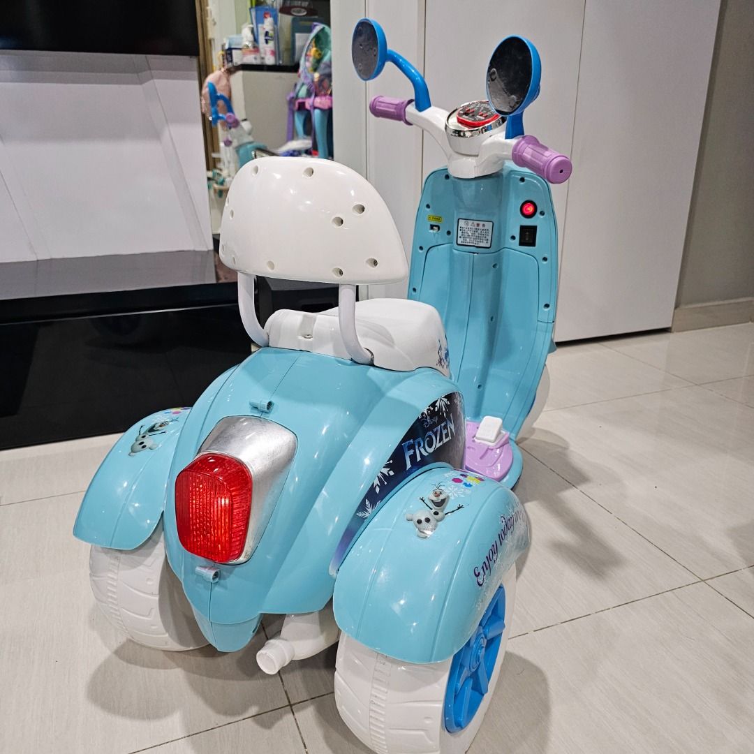 Frozen Elsa Kids Electric Bike Self Driven Motorcycle Toy Car, Hobbies ...