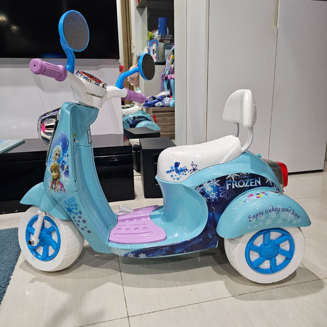 Frozen Elsa Kids Electric Bike Self Driven Motorcycle Toy Car, Hobbies & Toys, Toys & Games on ...
