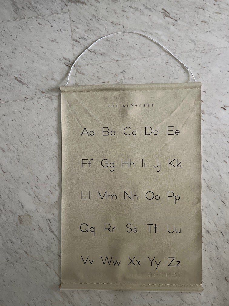 Gathre alphabet poster, Babies & Kids, Baby Nursery & Kids Furniture ...