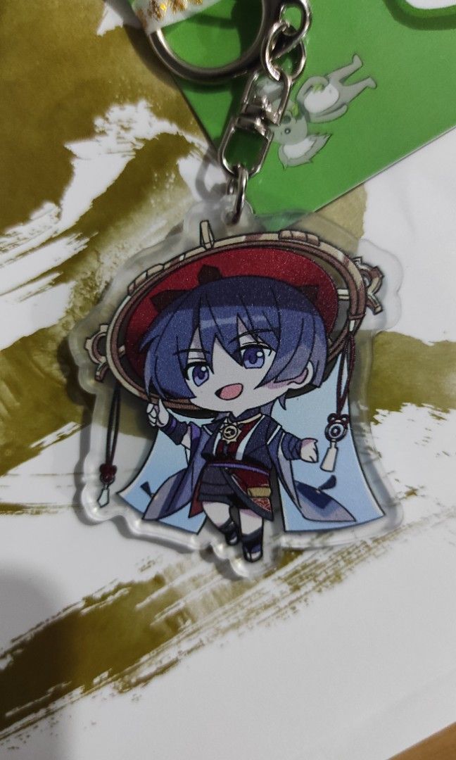 Genshin keychain - scaramouche, Hobbies & Toys, Memorabilia ...