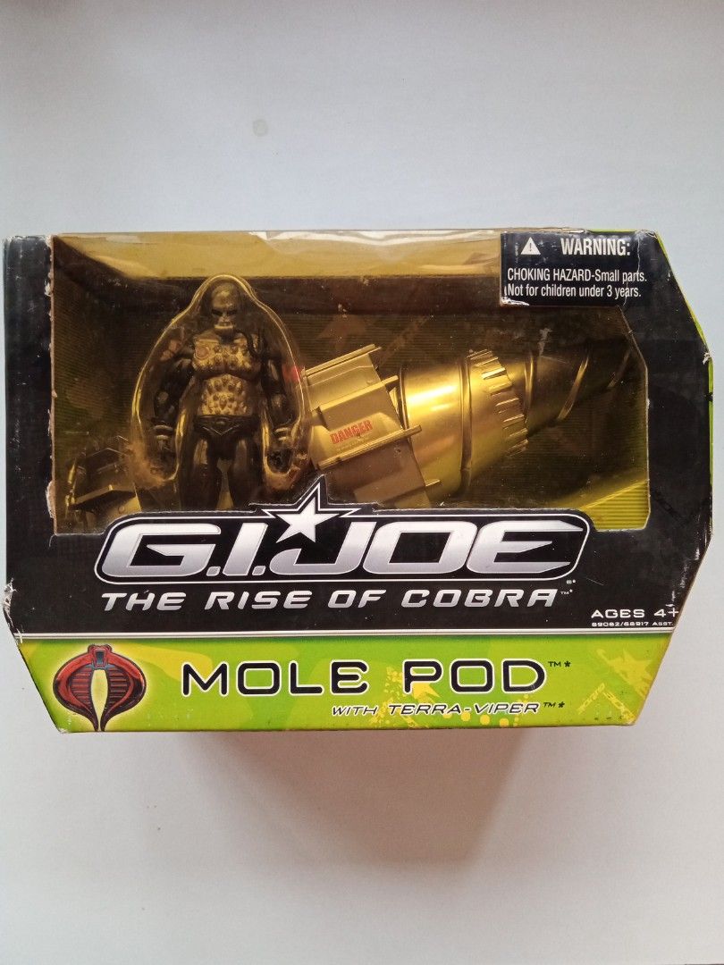 G.I. Joe Mole Pod With Terra-Viper (3.75" Action Figure) GI Joe ...