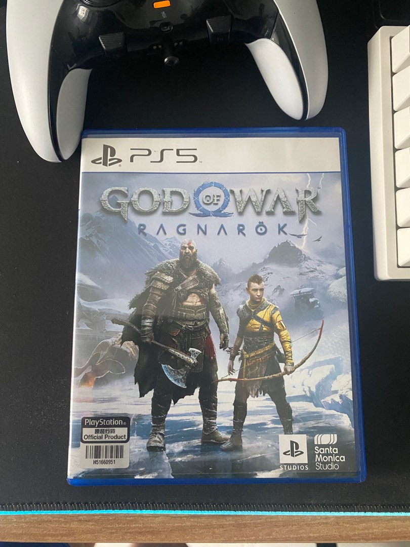 God of War Ragnarok disc PS5, Video Gaming, Video Games, PlayStation on ...