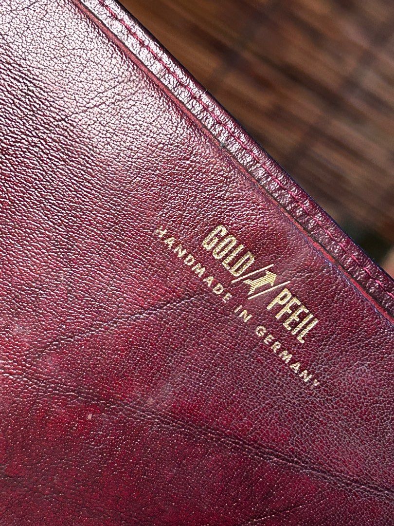 GOLD PFEIL Handmade in GERMANY long wallet, Luxury, Bags & Wallets on ...