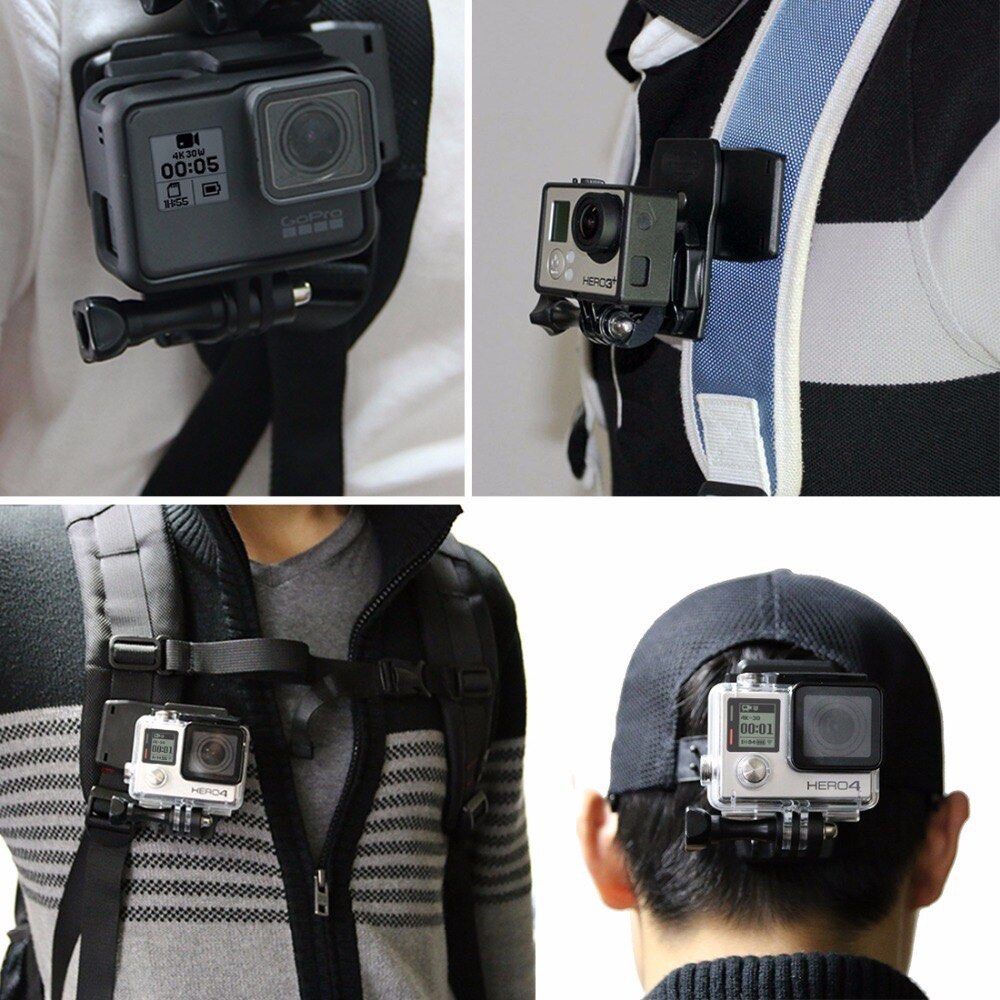 GoPro Hero 5/6/7/8/9/10/11 Backpack clip, Photography, Photography ...