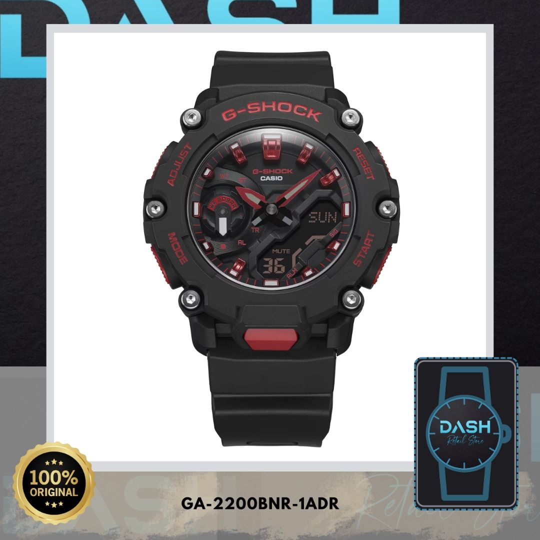 G-Shock 'Ignite Red' GA-2200BNR-1A / GA2200BNR-1A - GA-2200BNR-1ADR on ...