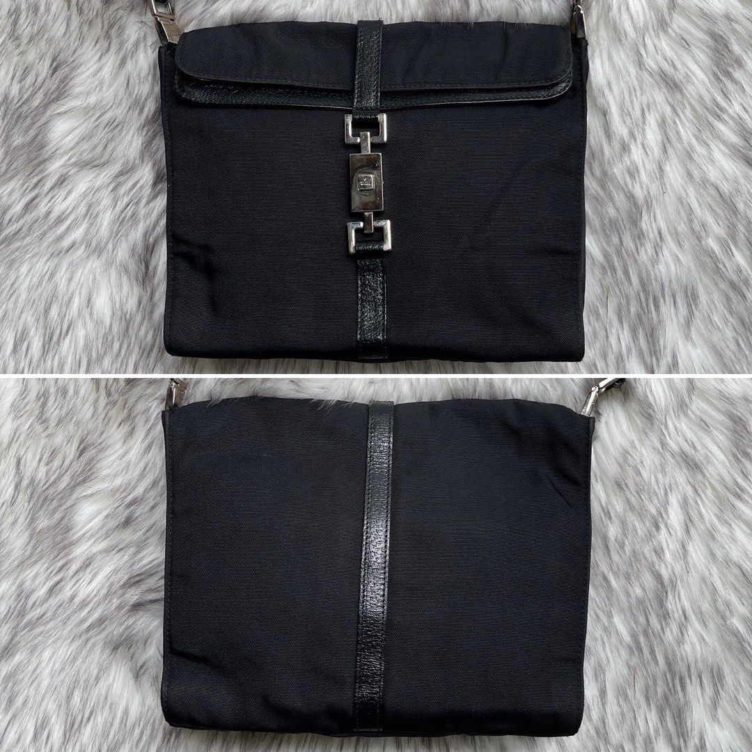 Gucci Jackie Box Vintage Canvas Hobo on Carousell