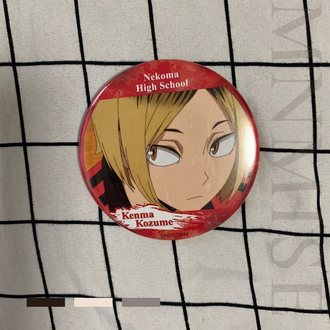 Haikyuu Kenma Big Pin, Hobbies & Toys, Stationary & Craft, Stationery ...