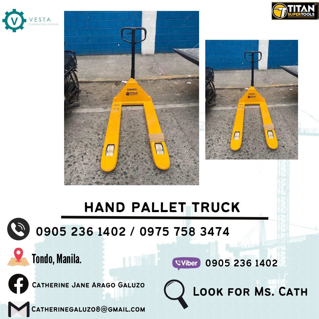 Hand pallet, Commercial & Industrial, Construction Tools & Equipment on ...