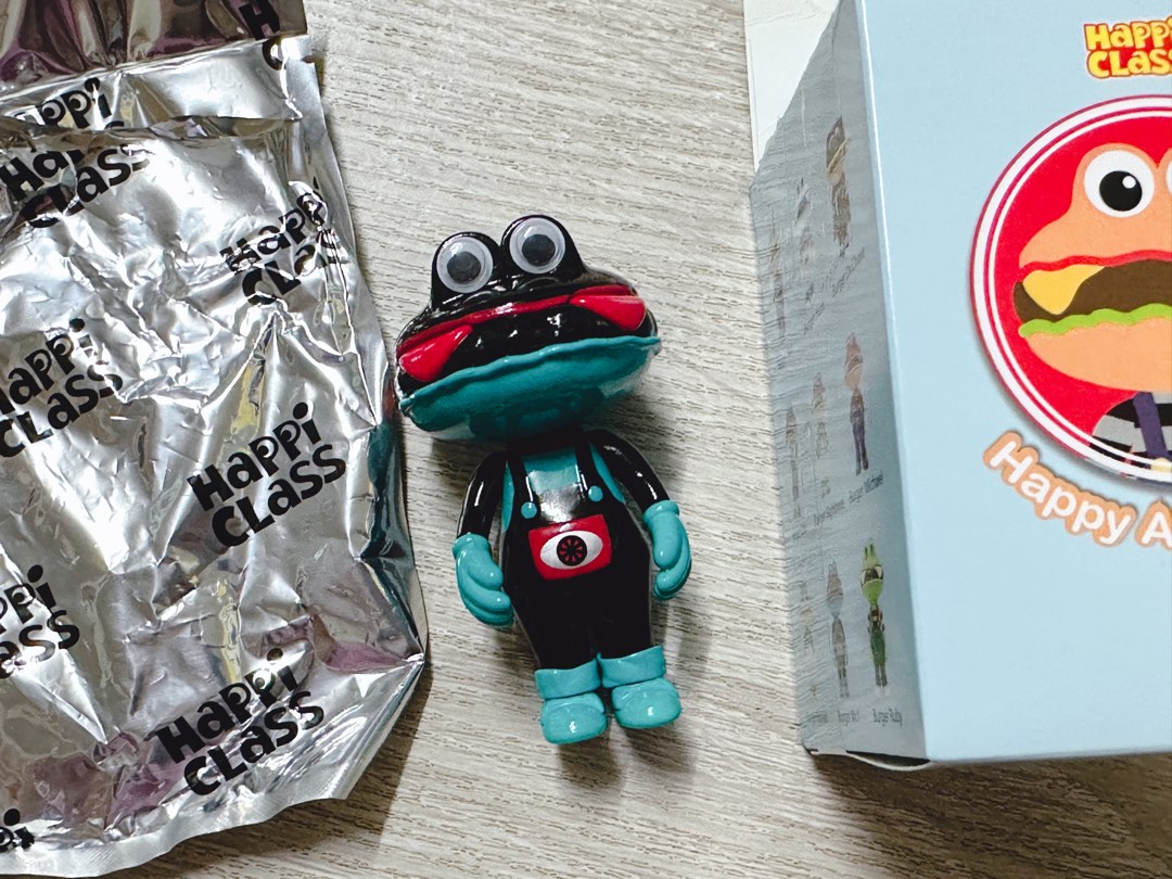 Happi Class 漢堡君 盲盒 盲抽 Burger Mr.1 幪面超人 1號, 興趣及遊戲, 玩具 & 遊戲類 - Carousell