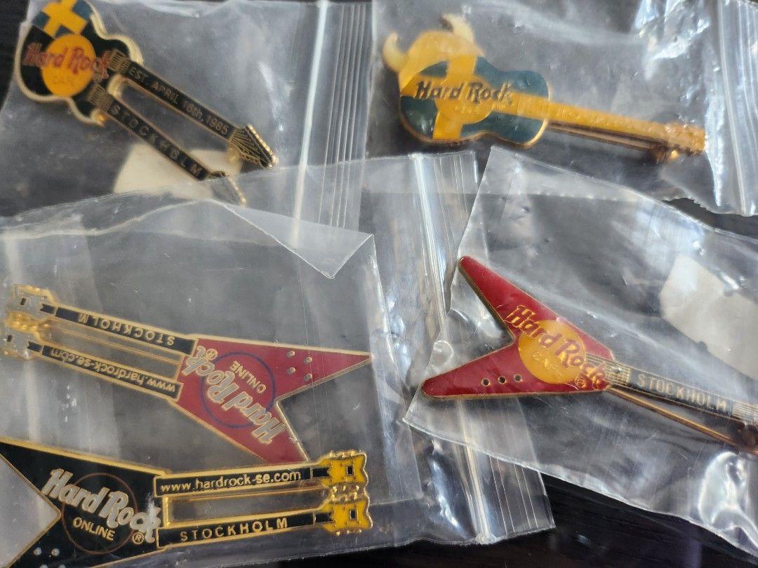 Hard Rock Cafe Pins-Guitar, Hobbies & Toys, Memorabilia & Collectibles ...