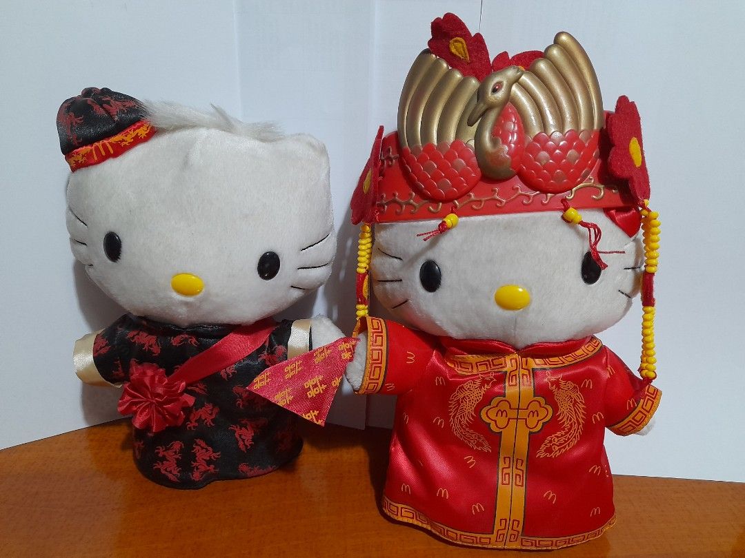 Hello Kitty - Chinese Wedding Pair, Hobbies & Toys, Toys & Games on ...