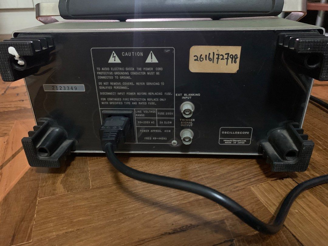 HITACHI V-1065 100MHZ OSCILLOSCOPE V1065, Audio, Other Audio Equipment ...