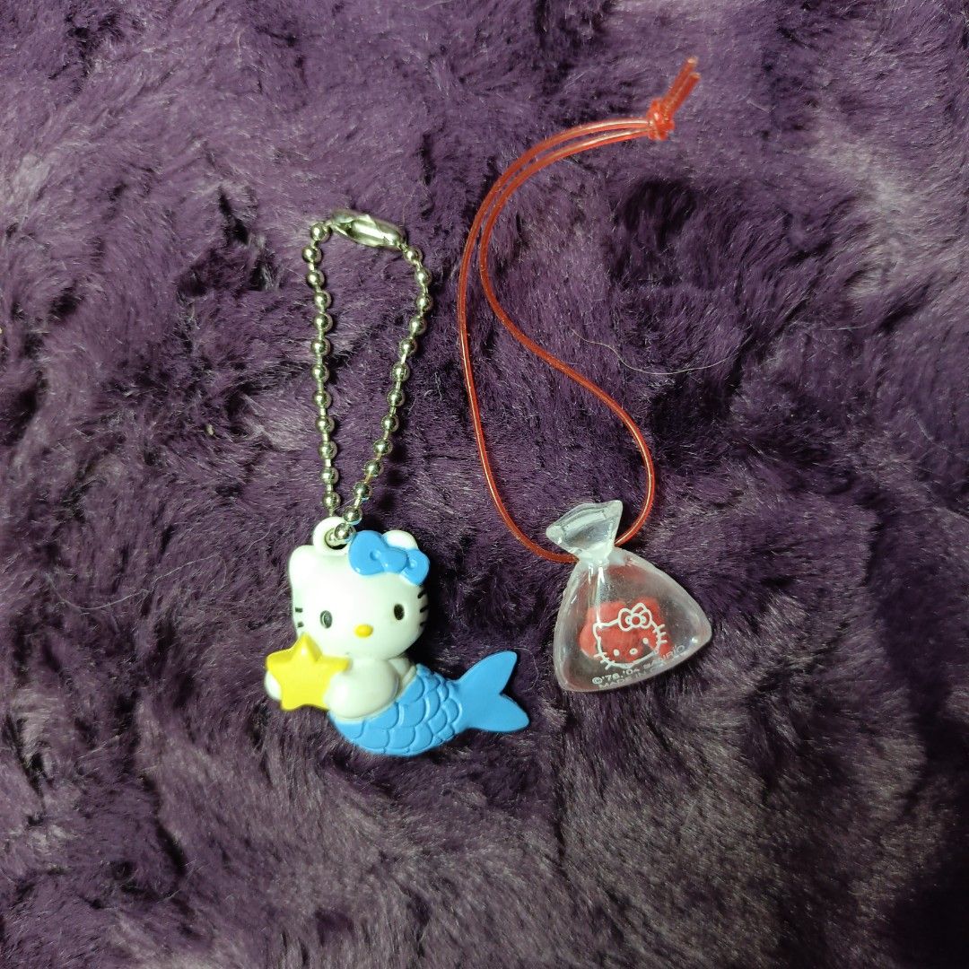 Hk keychains mermaid, Women's Fashion, Jewelry & Organizers, Charms on ...