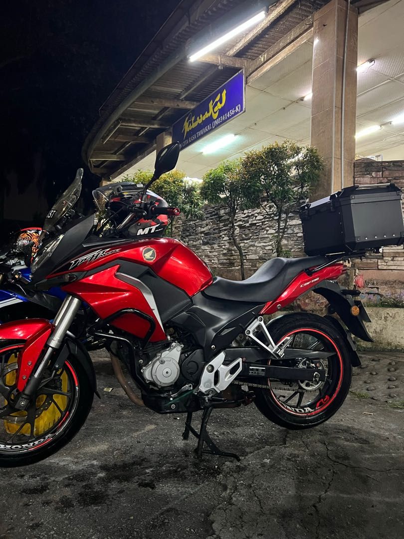 Honda CBF190X Fight Hawk (Red/Black) COE till May 2029, Motorcycles ...