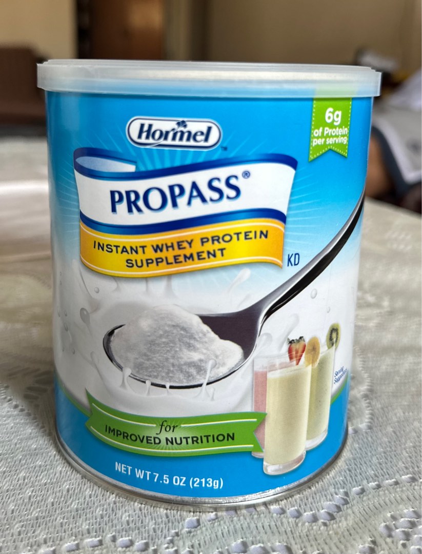 Hormel PROPASS Instant Whey Protein Supplement, Health & Nutrition ...