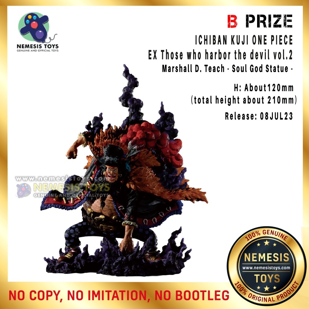 Ichiban Kuji ONE PIECE EX Those who harbor the devil vol.2 Blackbeard ...