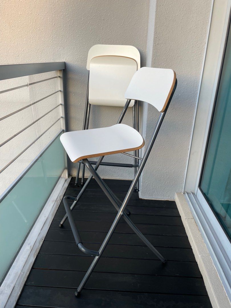 IKEA FRANKLIN Bar Stool ($40 for 2), Furniture & Home Living, Furniture ...