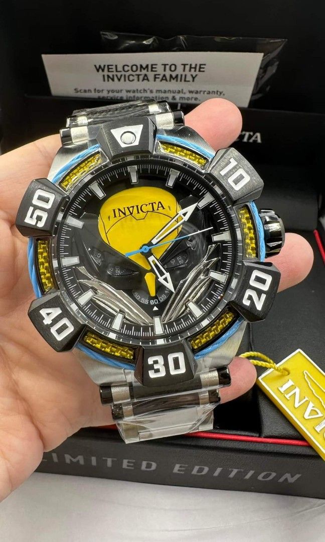 Invicta marvel x wolverine, Men's Fashion, Watches & Accessories ...