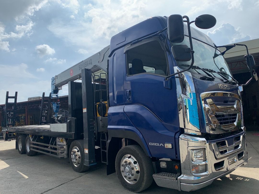 ISUZU 12-WHEELER SELFLOADING W/WINCH, 10TONS CRANE, Special Vehicles ...