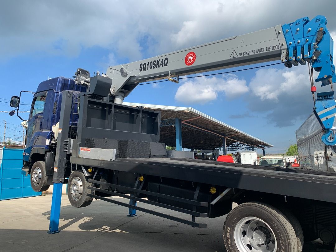 ISUZU 12-WHEELER SELFLOADING W/WINCH, 10TONS CRANE, Special Vehicles ...