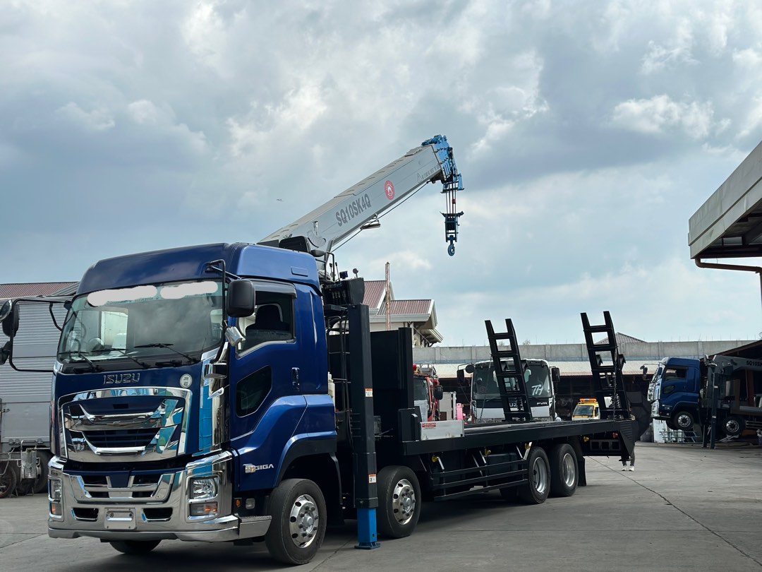 ISUZU 12-WHEELER SELFLOADING W/WINCH, 10TONS CRANE, Special Vehicles ...