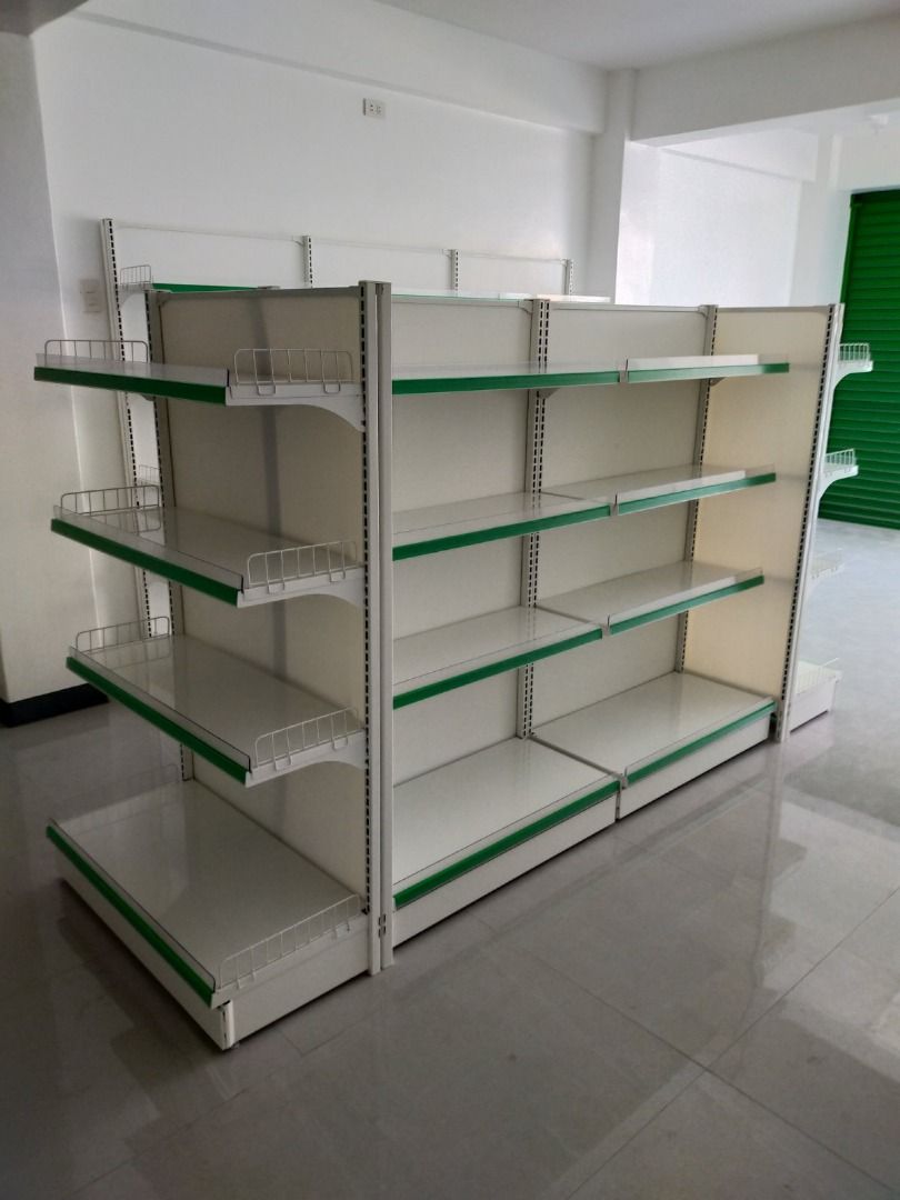 ivory design gondola shelves metal racks, Furniture & Home Living ...