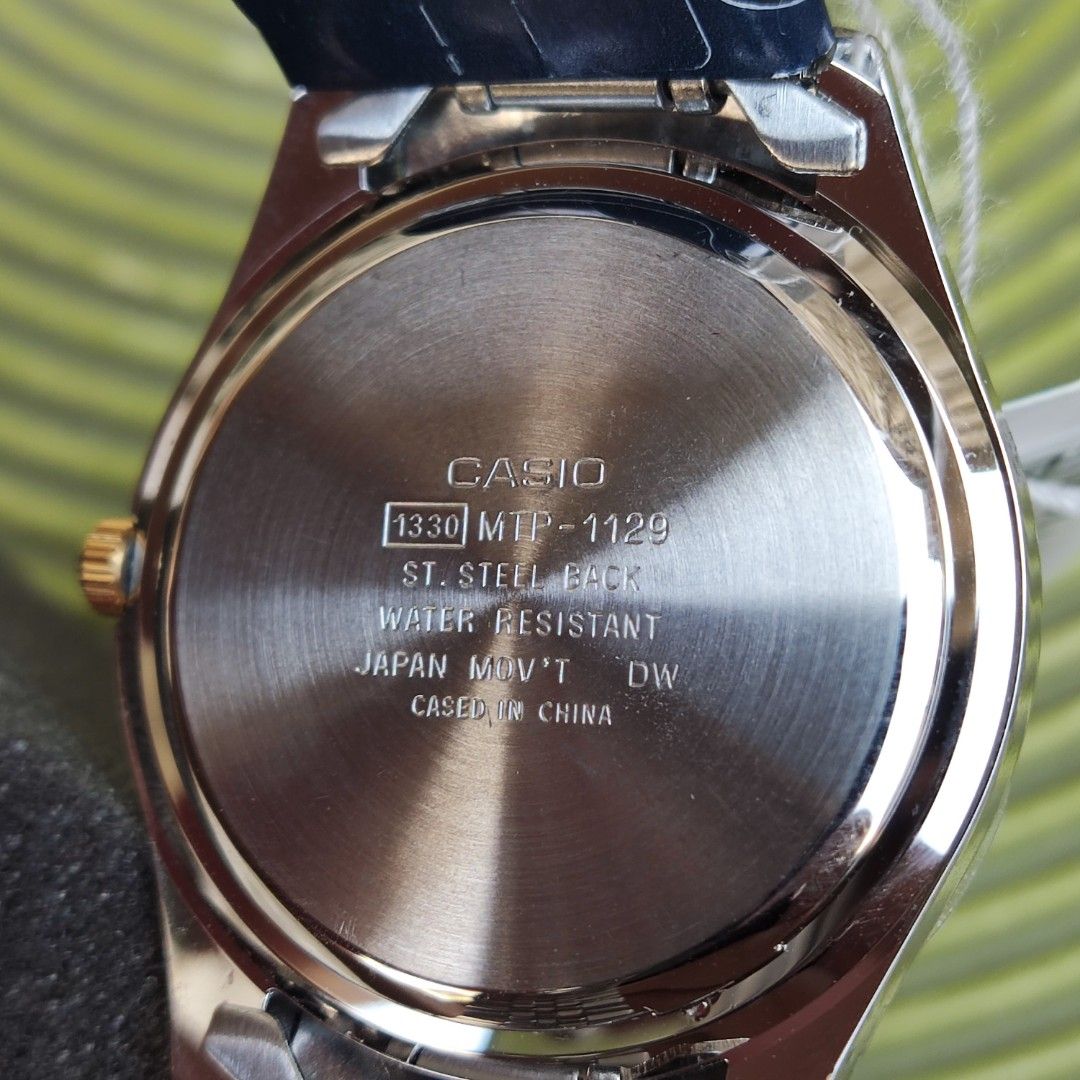 Jam Casio MTP-1129-7ARDF, Fesyen Pria, Jam Tangan di Carousell