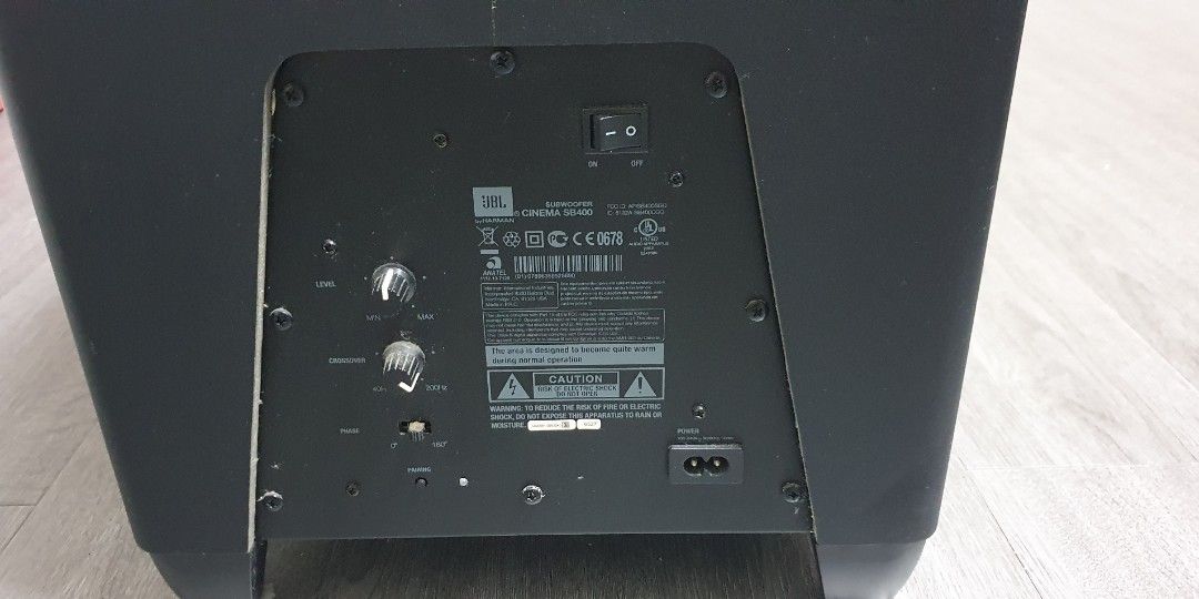 JBL SB400 SOUNDBAR & SUBWOOFER, Audio, Soundbars, Speakers & Amplifiers ...