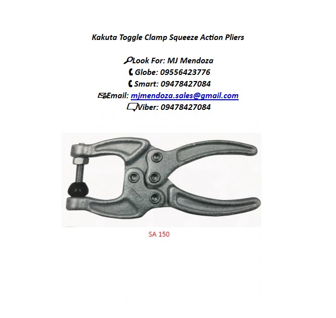 Kakuta Toggle Clamp Squeeze Action Pliers, Commercial & Industrial ...