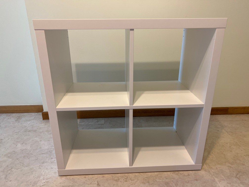 KALLAX 2x2 White, Furniture & Home Living, Furniture, Shelves, Cabinets ...