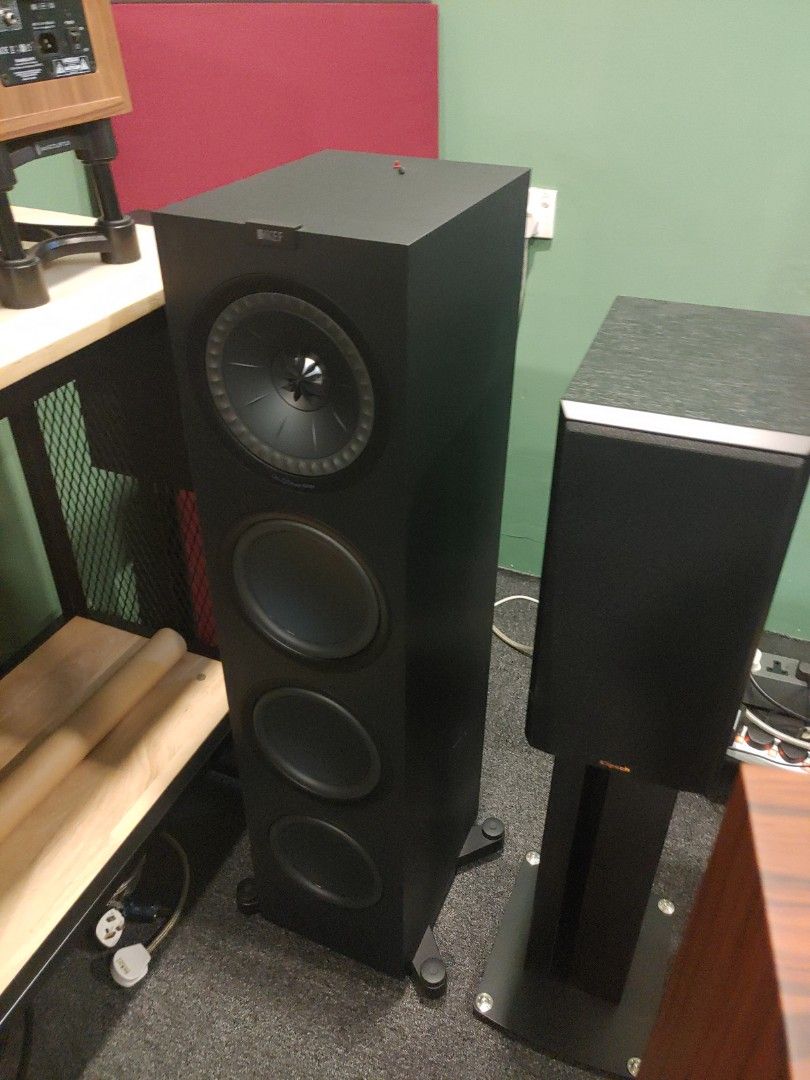 Kef Q950 Flagship 2.5-way Floorstanding Speaker Black With Grille ...