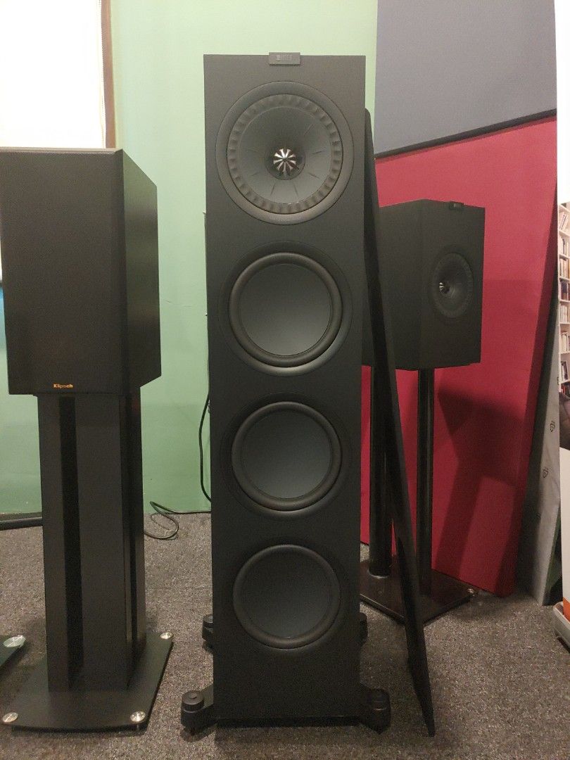 Kef Q950 Flagship 2.5-way Floorstanding Speaker Black With Grille ...