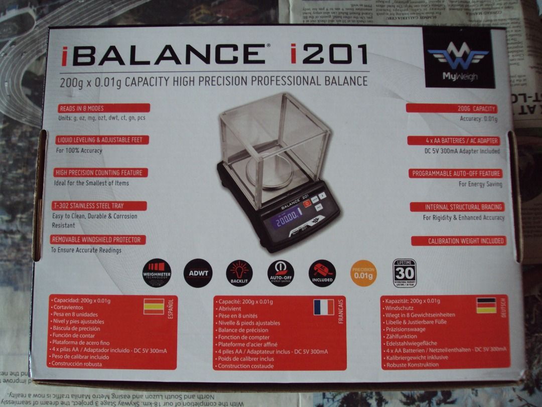 Laboratory Weighing Scale My Weigh Two Decimal Digits, Commercial ...