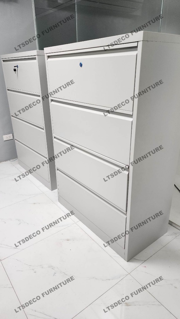 Lateral filing cabinet Office furniture/Partitions on Carousell