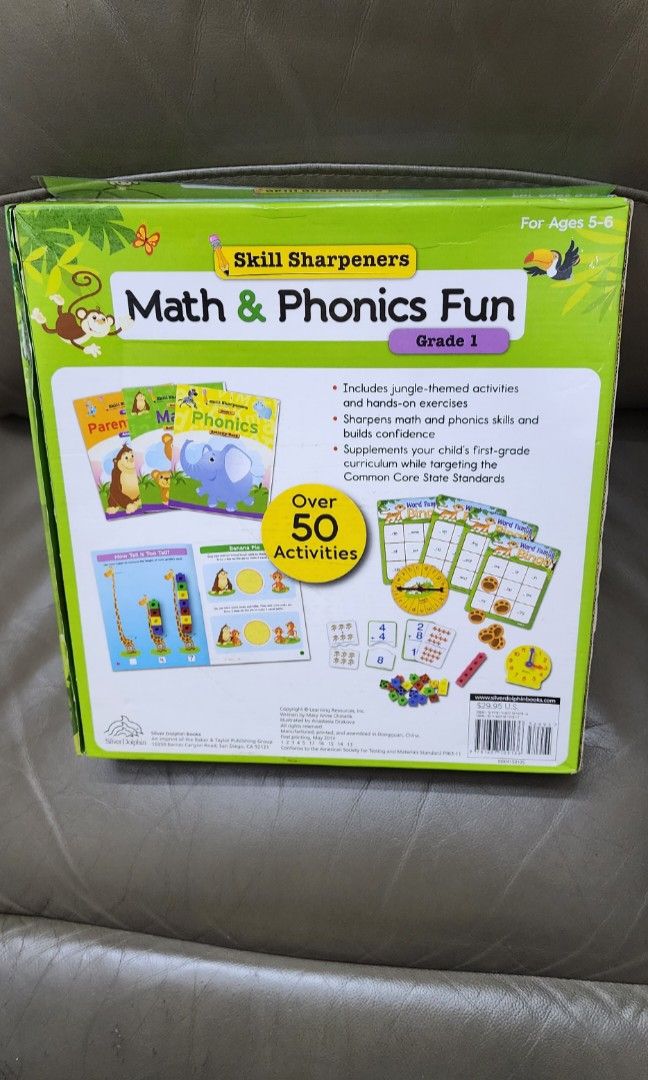 Learning Resources Phonics reading and math kit, Hobbies & Toys, Books ...