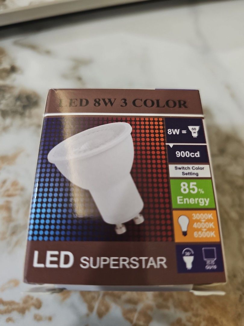 LED Light Bulb Tri Colour, Furniture & Home Living, Lighting & Fans ...