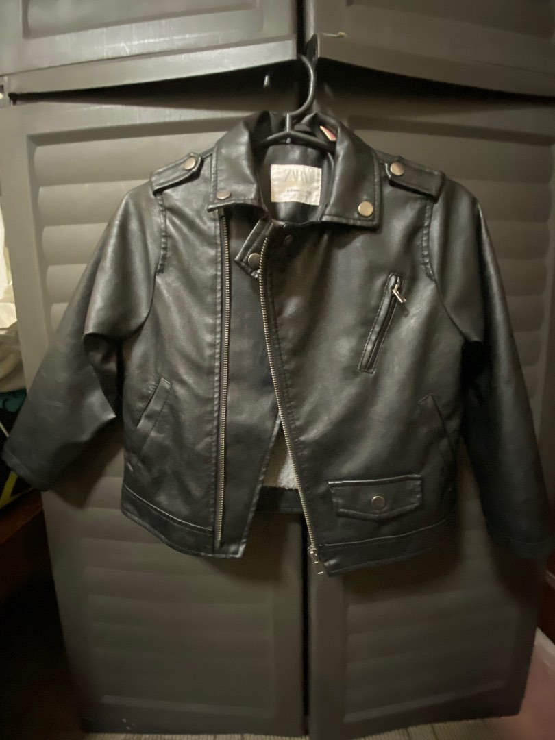 Legit Leather Jacket for kids boy, Babies & Kids, Babies & Kids Fashion ...