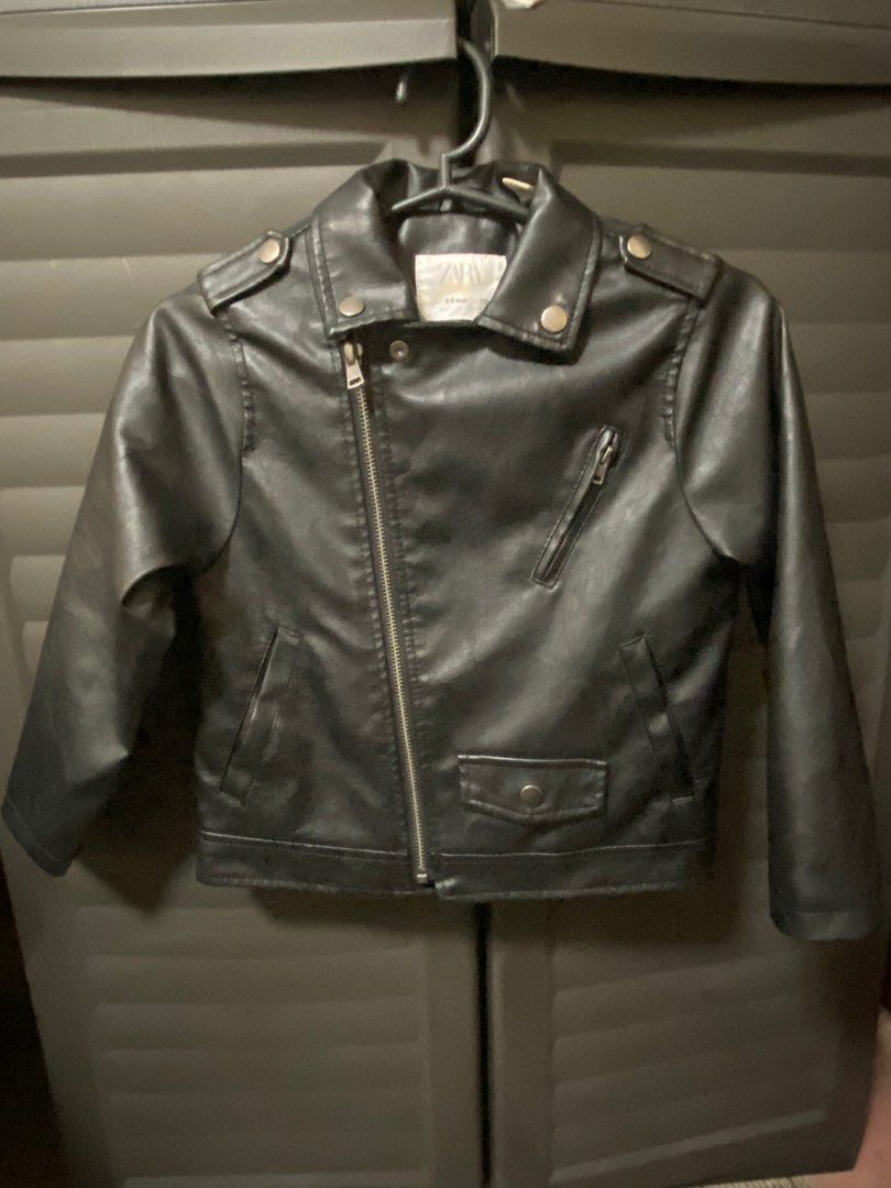 Legit Leather Jacket for kids boy, Babies & Kids, Babies & Kids Fashion ...