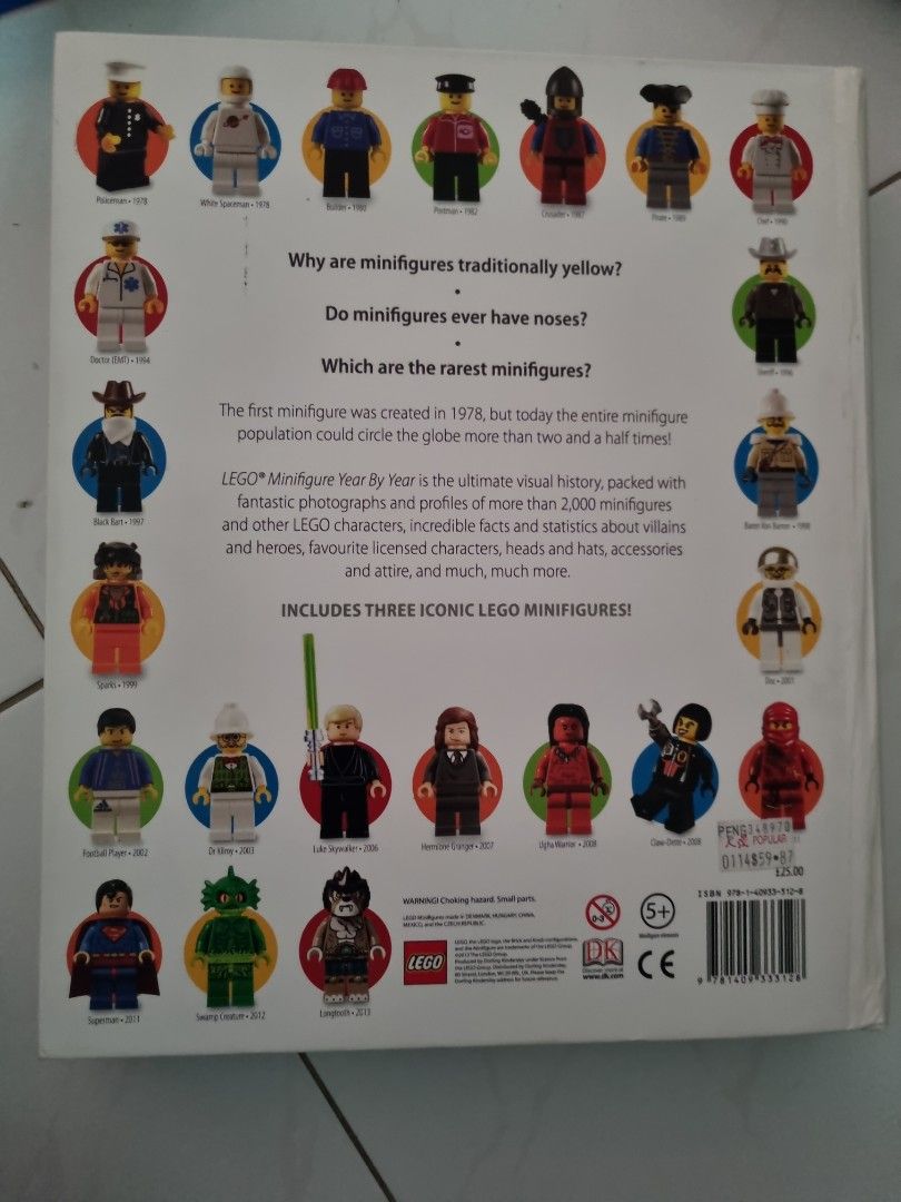 Lego Minifigure Year By Yeat History, Hobbies & Toys, Books & Magazines ...
