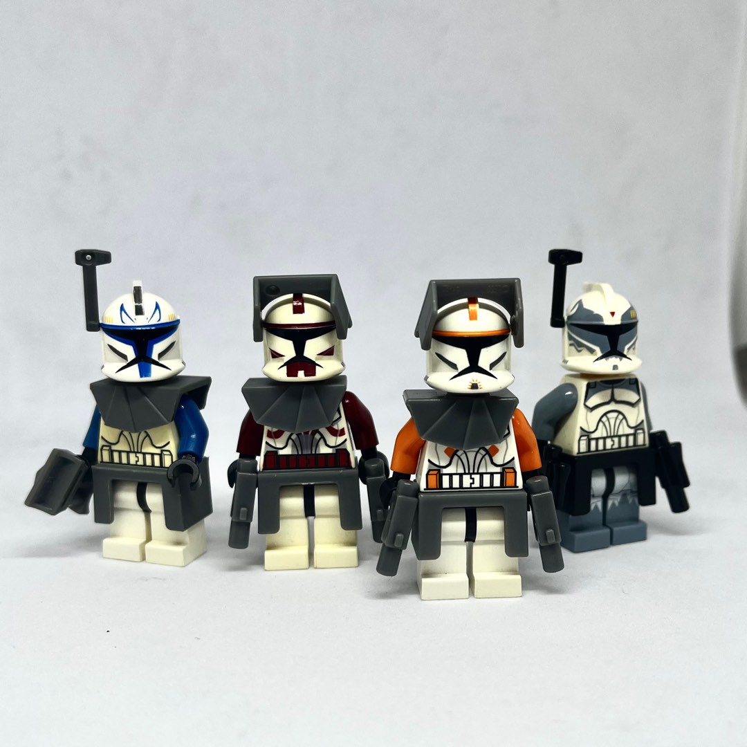 LEGO Star Wars Clone Commander Lot Rex, Fox, Wolffe, Cody on Carousell