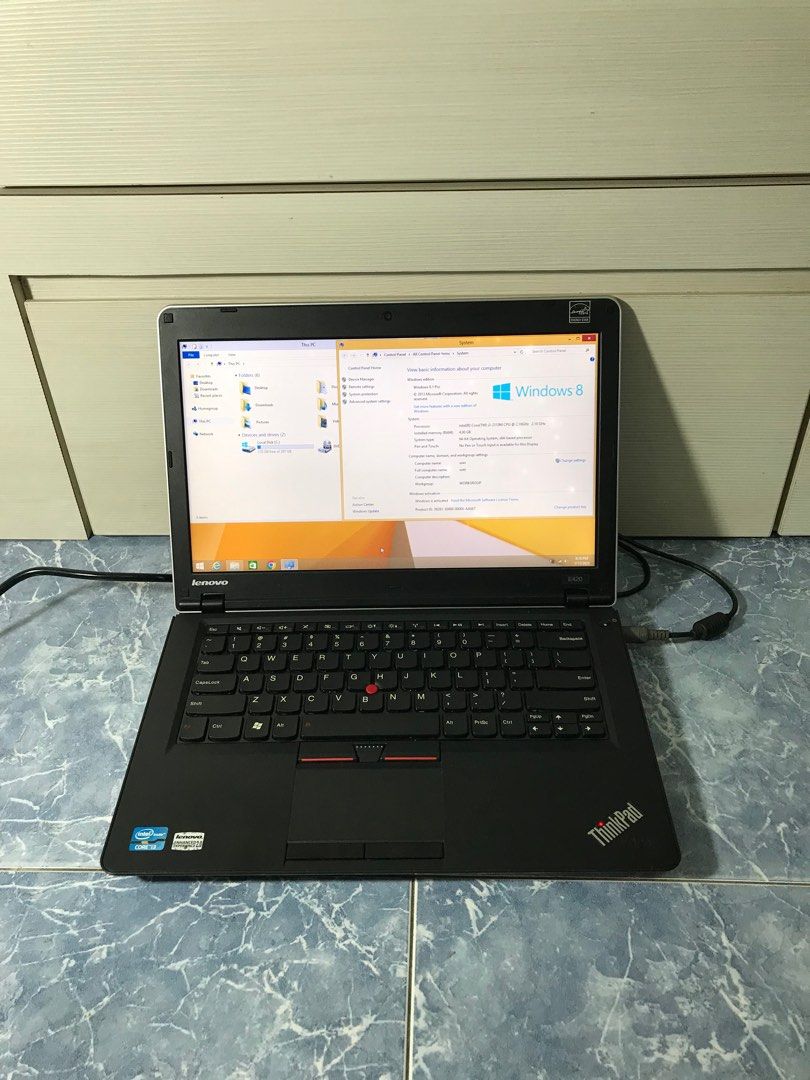 Lenovo thinkpad e420 . Processor i3 gen2 . Laptop murah bajet ...
