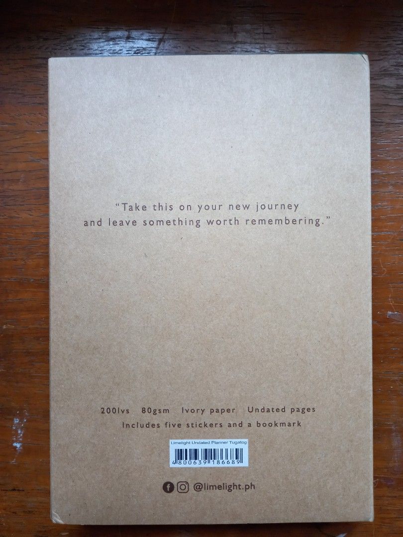 Limelight undated planner / dotted notebook / bullet journal on Carousell