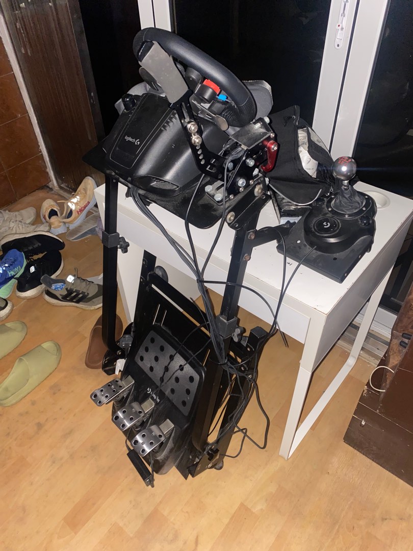 Logitech g29 gear shifter with mod, 電子遊戲, 電子遊戲機, PlayStation - Carousell