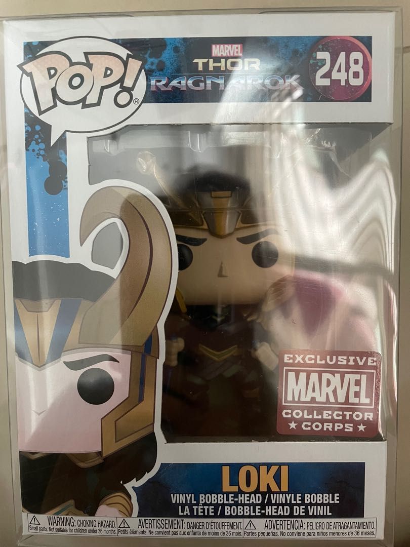 Loki funko pop 248 collector corps exclusive marvel, Hobbies & Toys ...