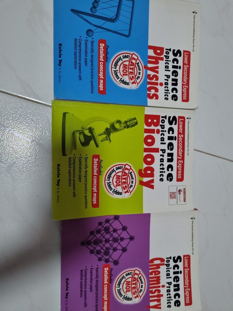 Lower Secondary Express Science Topical Practice (Bio, Phys, Chem), Hobbies & Toys, Books ...